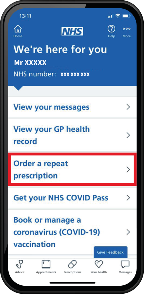 NHS App – How to Order Prescriptions - Hanley Health Ltd