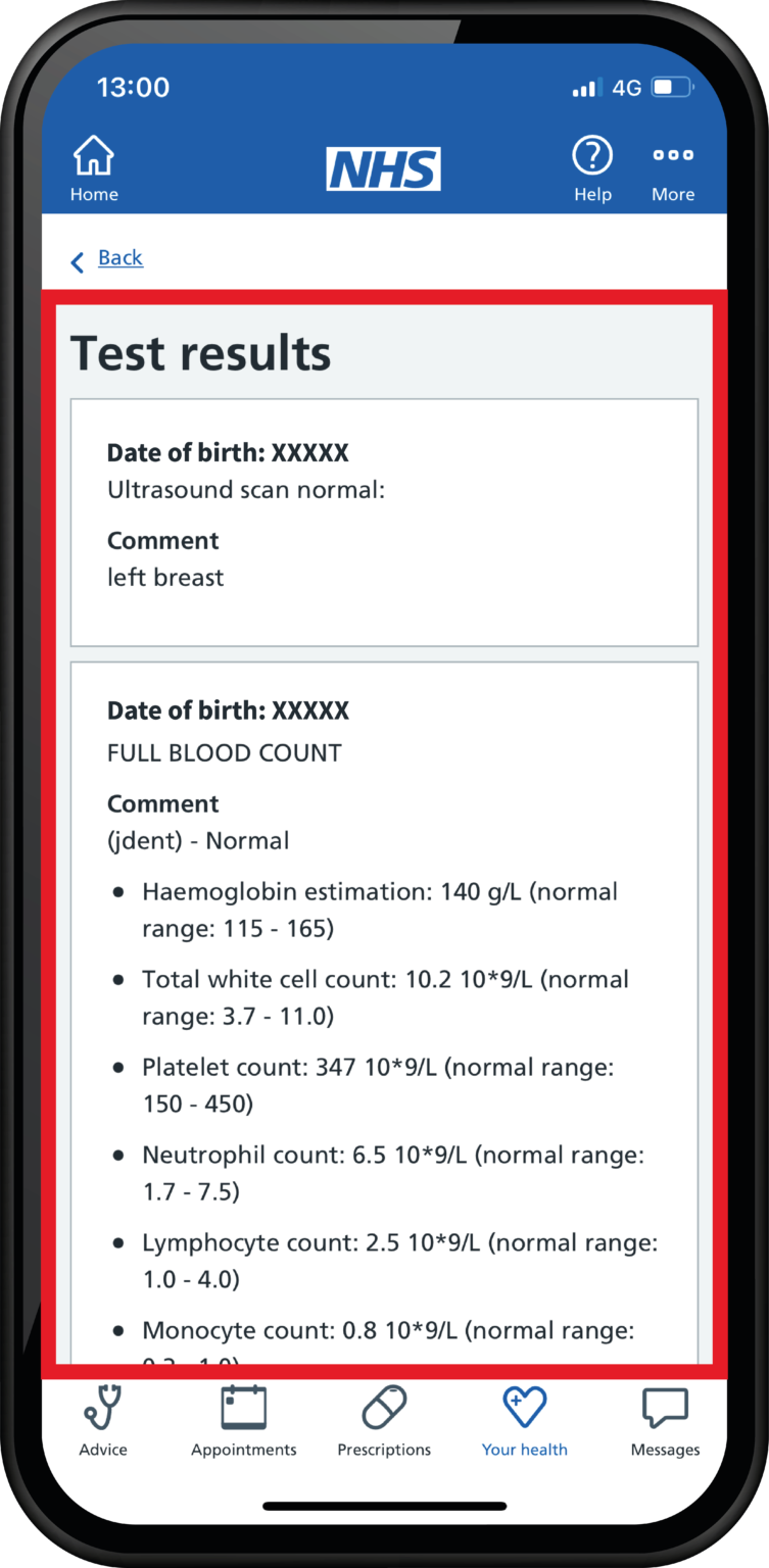 NHS App – How to Check Test Results - Hanley Health Ltd
