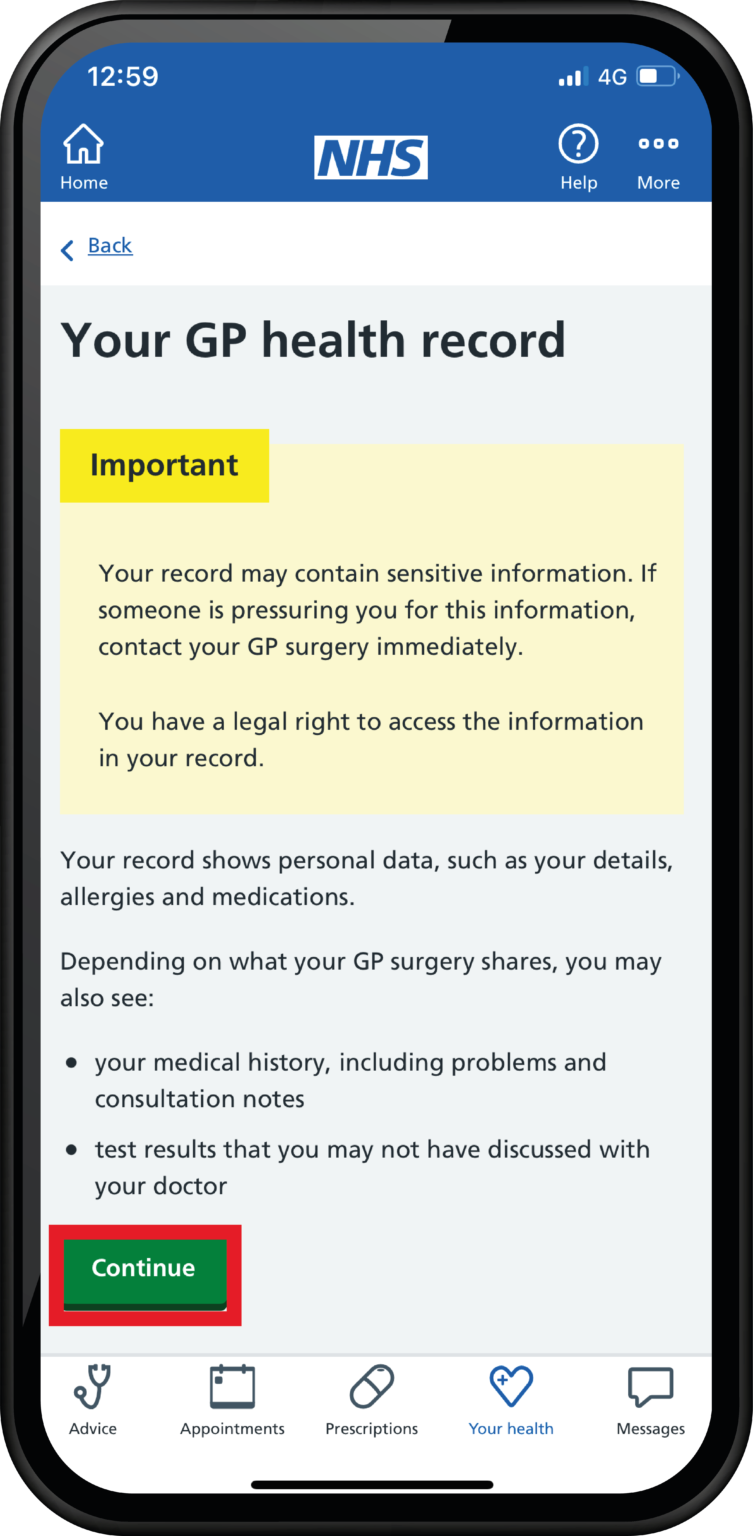 NHS App – How to Check Test Results - Hanley Health Ltd