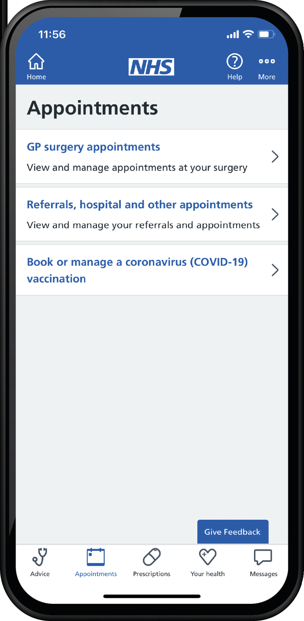 NHS App – How to track/manage a referral - Hanley Health Ltd
